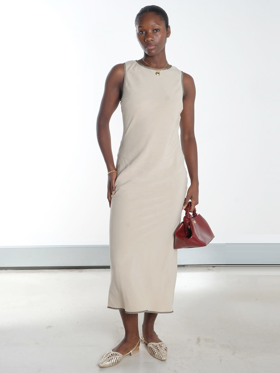 Samsoe Samsoe - Savernazza Dress - White Pepper