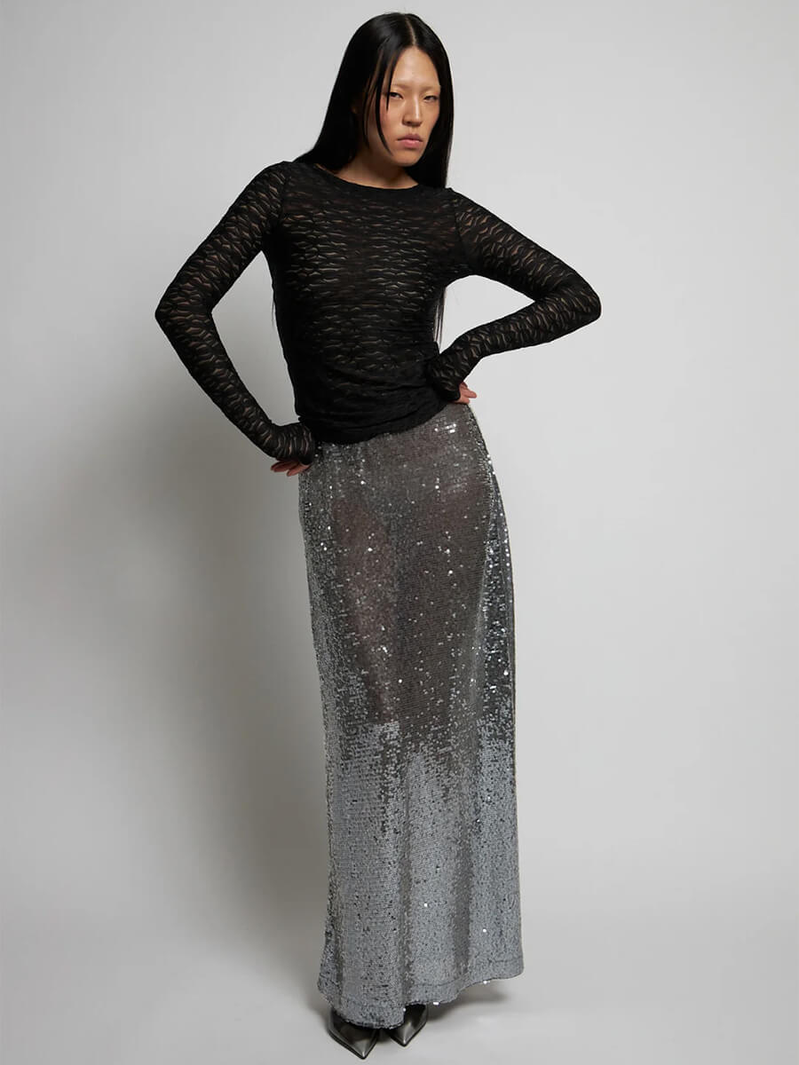 Dawn x Dare - Frame Skirt - Black