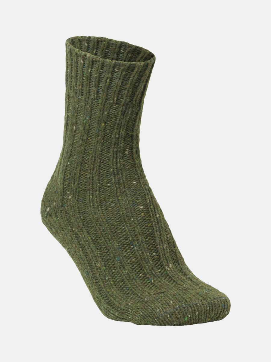 MJM - Wool Mix Socks Rib Soft - Green